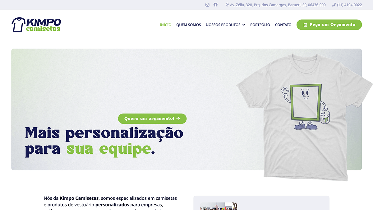 Kimpo Camisetas - Produtos personalizados